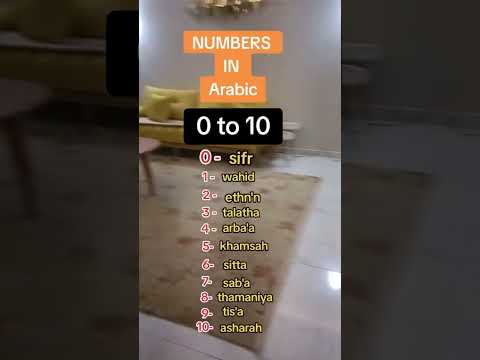 numbers in arabic #howtolearnarabicnumbers #howtolearnenglushtoarabicwords