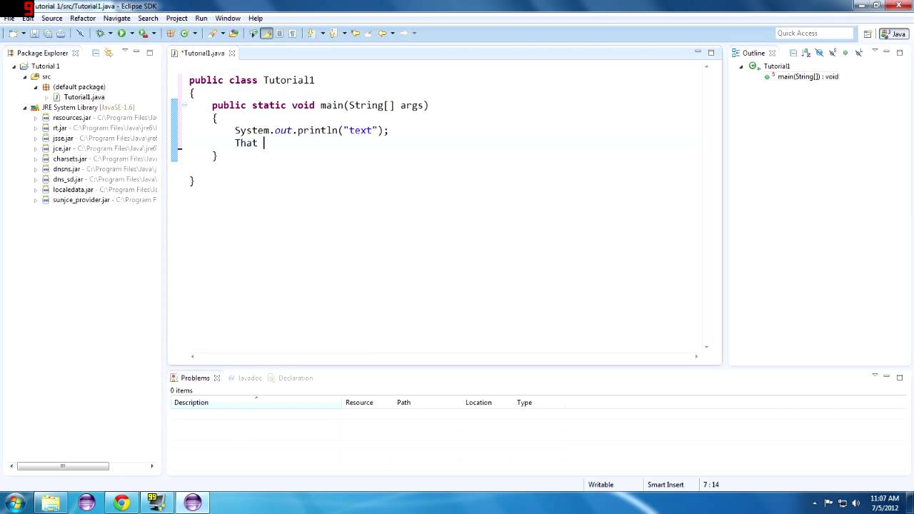 Java Tutorial 1: Hello Java! Getting Started With Eclipse!