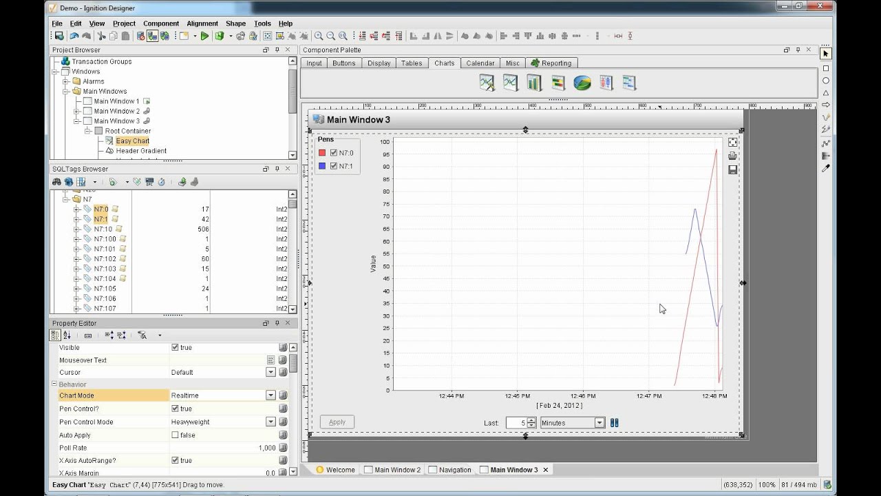 Ignition Designer: Easy Chart