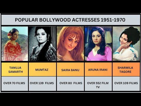 POPULAR BOLLYWOOD ACTRESSES 1951-1970