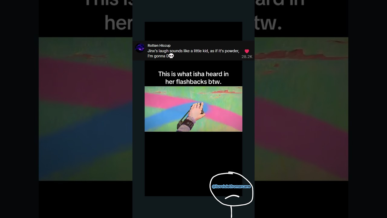 this fandom bro... #arcane #arcaneleagueoflegends #arcaneseason2 #jinx #powder #isha