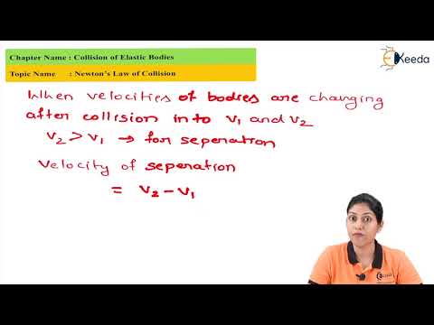 Newton's Law of Collision in Engineering Mechanics - GATE Civil ...