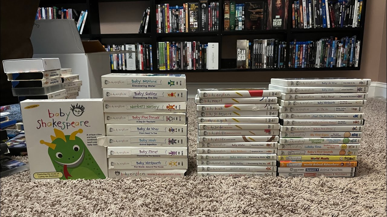 My Baby Einstein VHS and DVD Collection