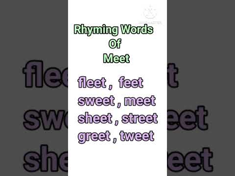 Meet#rhyming words of meet#meet ka rhyming words#youtubeshorts#englishgrammar#splendidbrains