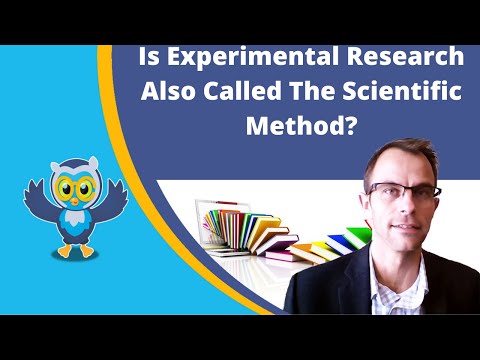Is Experimental Research Also Called The Scientific Method?