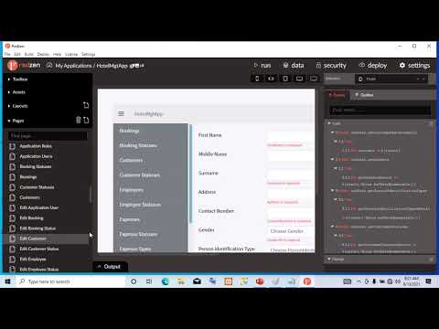 Design of hotel management system using radzen blazor web assembly - Blazor WebAssembly - Radzen