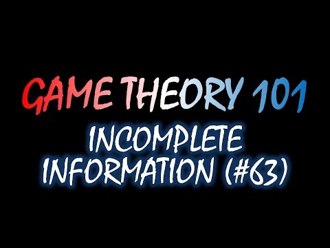 Game Theory 101 (#63): Incomplete Information