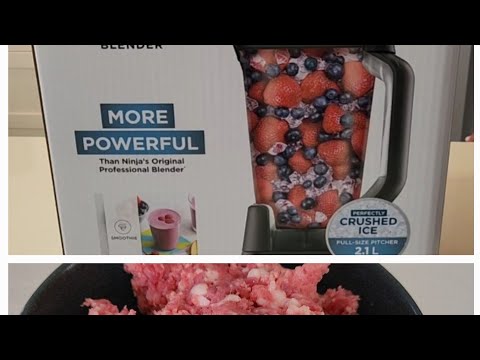 Quick & Easy Way to Grind your Own Fresh BRISKET Hamburger Meat Using a Ninja Blender!