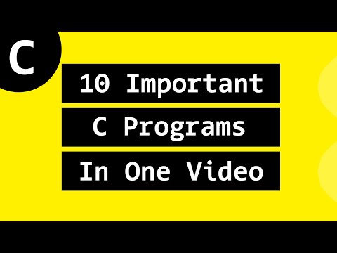 Learn Most Asked Important Example Programs in C Language for Beginners - Mind Luster