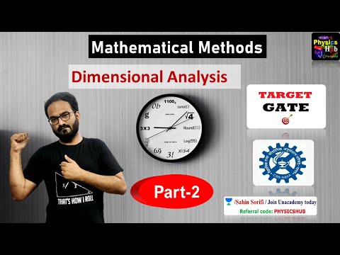 Dimensional Analysis Video Lecture - CSIR NET Crash Course for Physical Science - CSIR NET ...