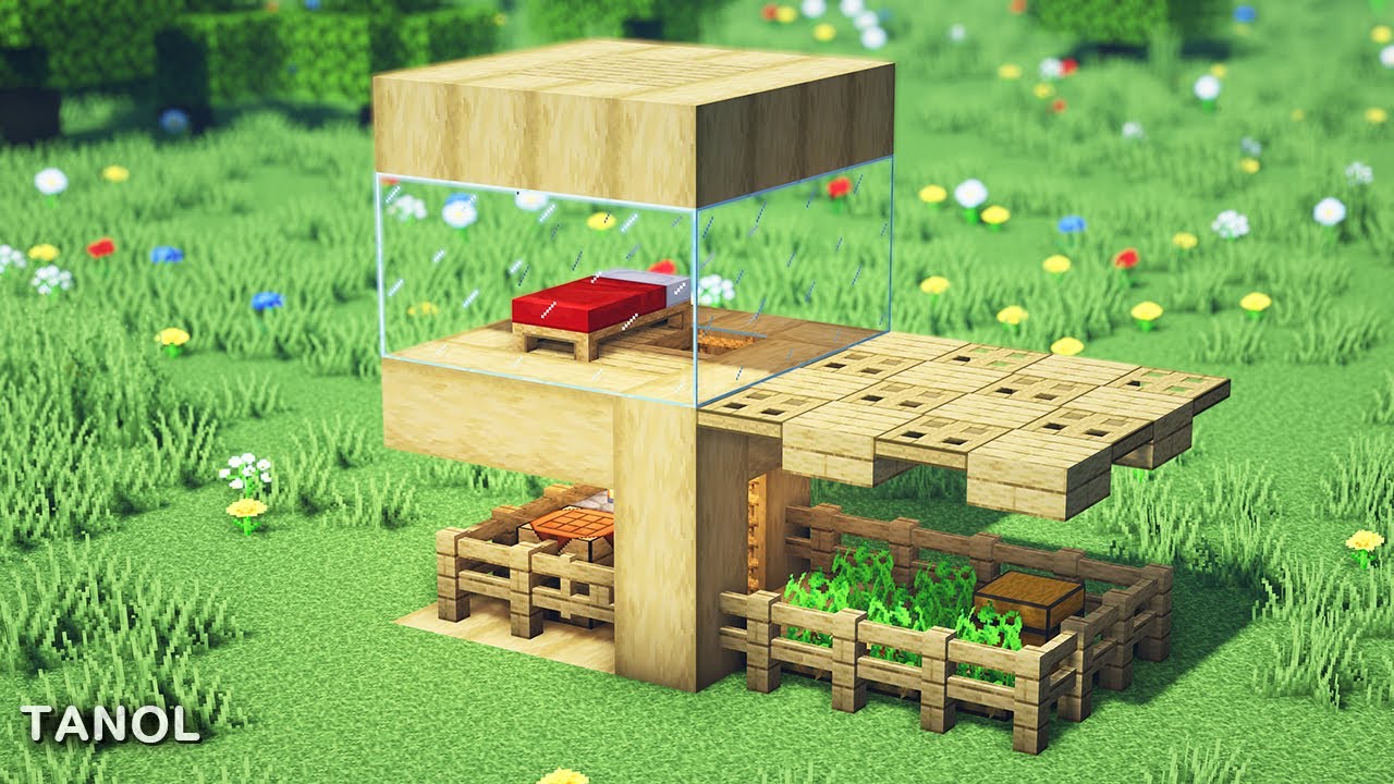 ⚒️ Minecraft | How To Build a Beginner Starter House 🏡 - マイクラビルダーズ