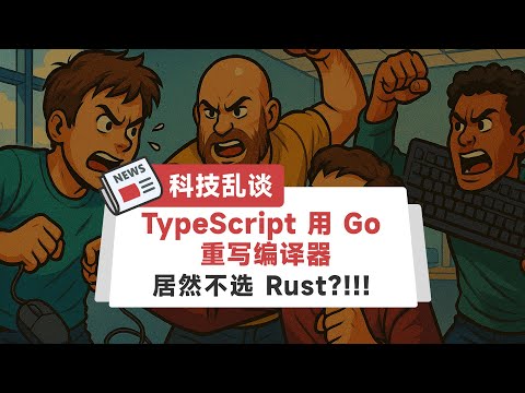 TypeScript用Go重写编译器,为什么不用RUST ??!!【每月科技新闻 202503】