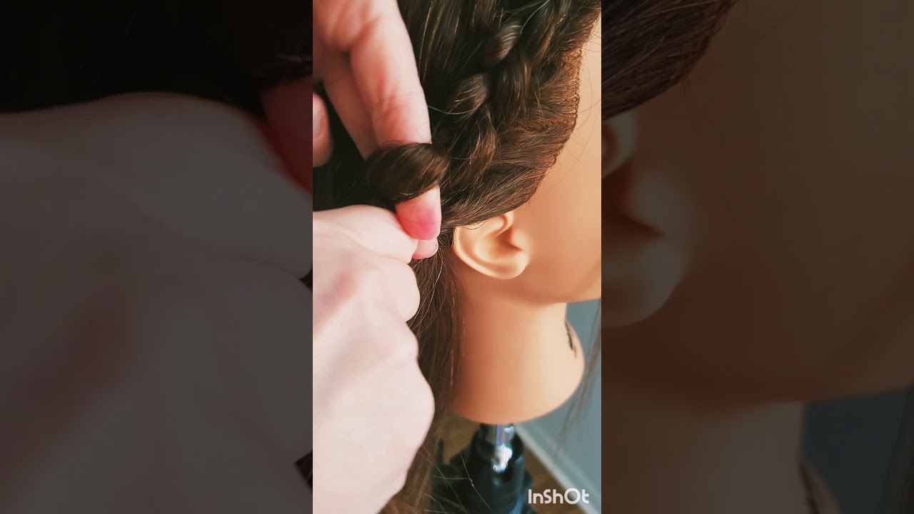 One Strand Loop Braid Hair Tutorial