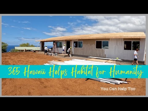 Helping Build A Home In Hawaii With Habitat for Humanity