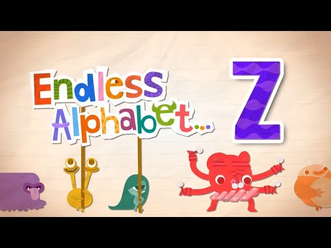 Endless Alphabet A to Z - Letter Z - ZAP, ZIGZAG, ZIPPER | Originator Games