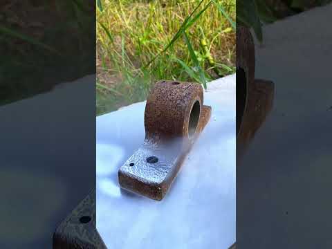Chrome metallic spray paint, it's amazing!#repair #repairs #paint