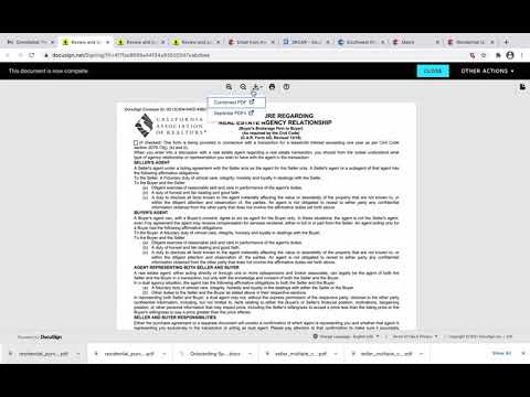 How to Download an Offer into One PDF from Docusign