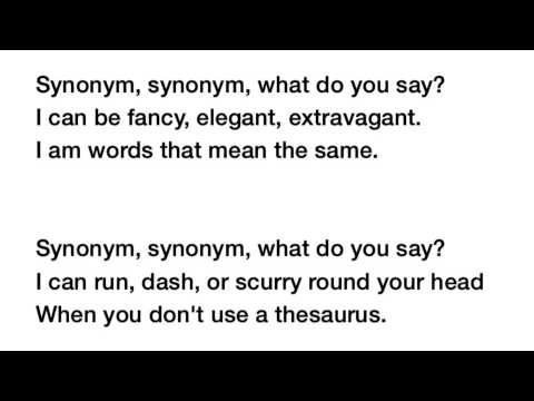 Synonym Jingle