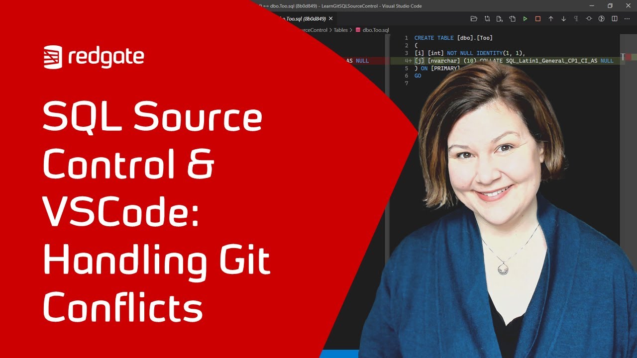 SQL Source Control and VSCode: Handling Git Conflicts