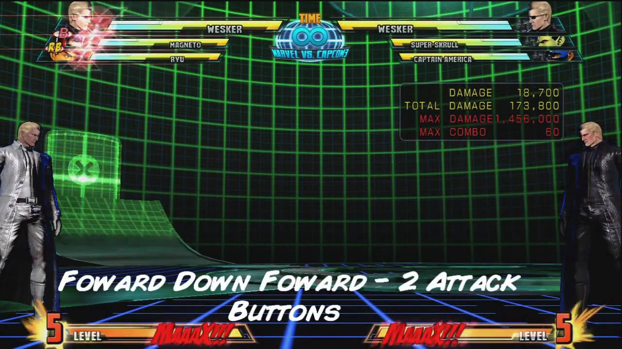 MvC3 Wesker Guide Part 1 (Basics)