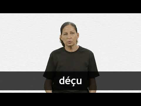 English Translation of “DÉÇU” | Collins French-English Dictionary