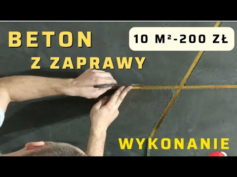 Concrete on the wall made of leveling mortar ZW- 04 Cekol
