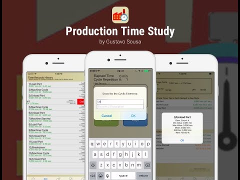 Production Time Study App