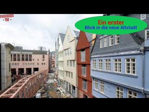 Ein erster Blick in die neue Altstadt