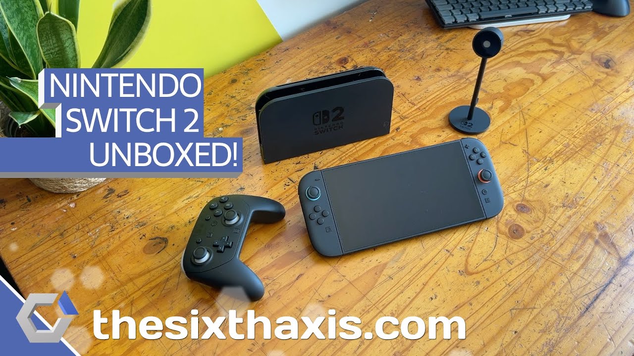 Nintendo Switch 2 Unboxing – First hardware impressions with Switch 2 Pro Controller & Camera