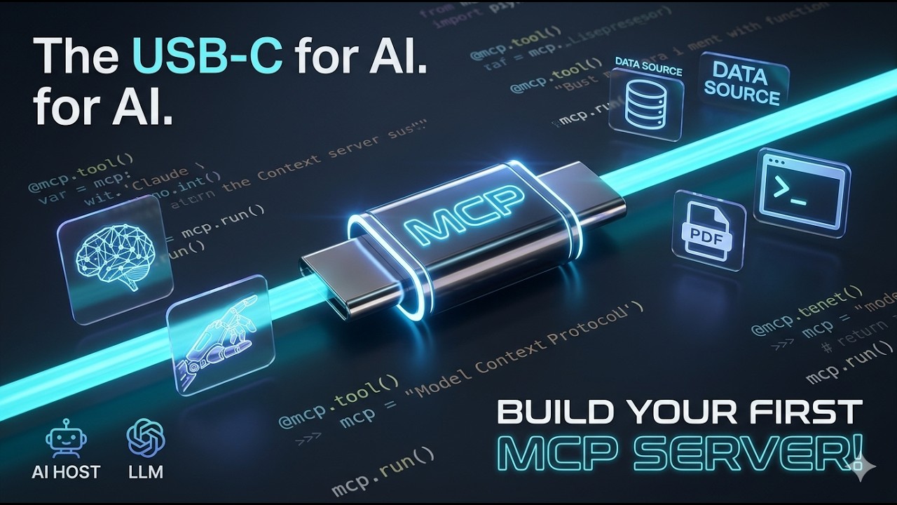 MCP Phase 1: Build Your First AI Server in Python (Model Context Protocol Tutorial)
