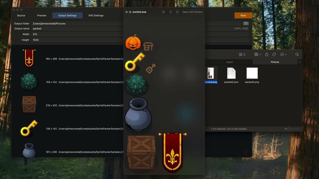 Sprite Packer (link in description)