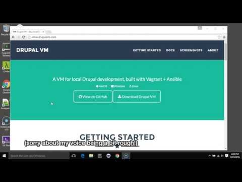 Drupal VM 3 - Windows 10 Quick Start