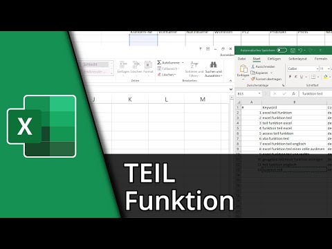 Excel Teil Funktion | =TEIL() ✅ Tutorial
