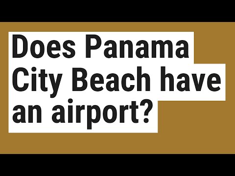 Does Panama City Beach have an airport?
