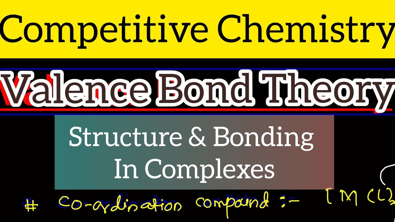 Valence Bond Theory | Co-ordination Compounds | C.N.=4 | Tetrahedral & Square Planar Complexes