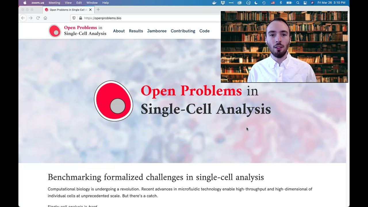 Using GitHub and AWS for Open Problems in Single-Cell Analysis