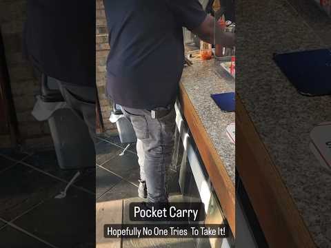 Is This Considered Open Carry Or Concealed Carry 🧐 #gunshorts #gun #opencarry
