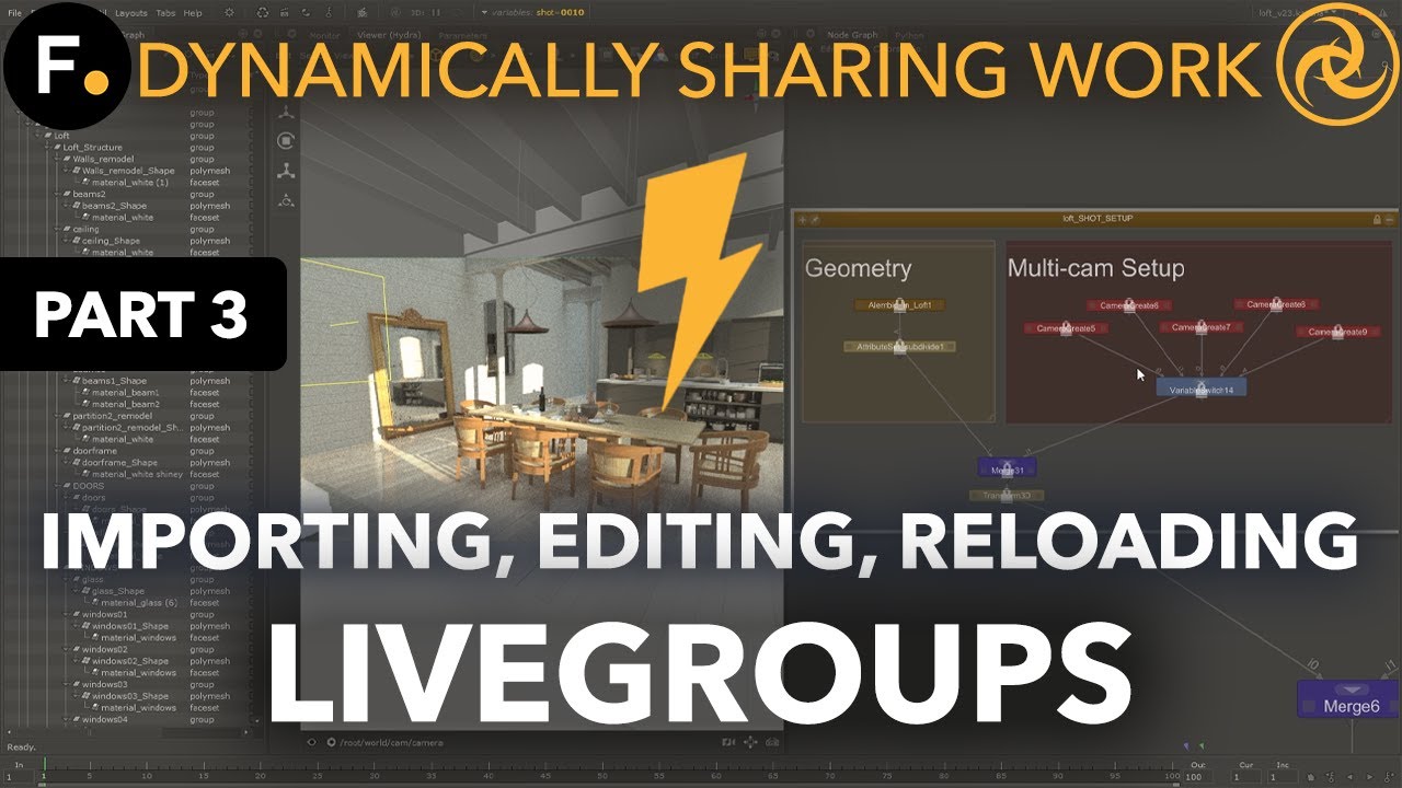 Importing, Editing, and Reloading LiveGroups | Dynamically Sharing Work Using LiveGroups in Katana