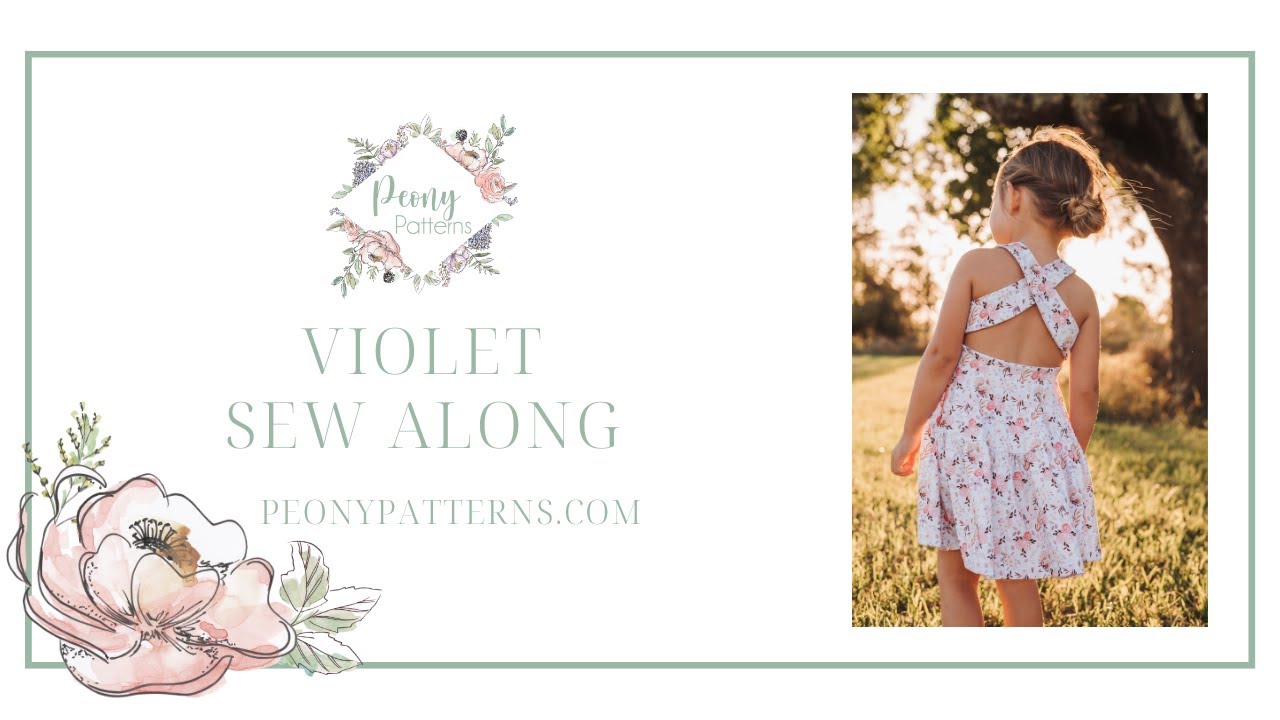Peony Patterns Violet Dress Sew Along