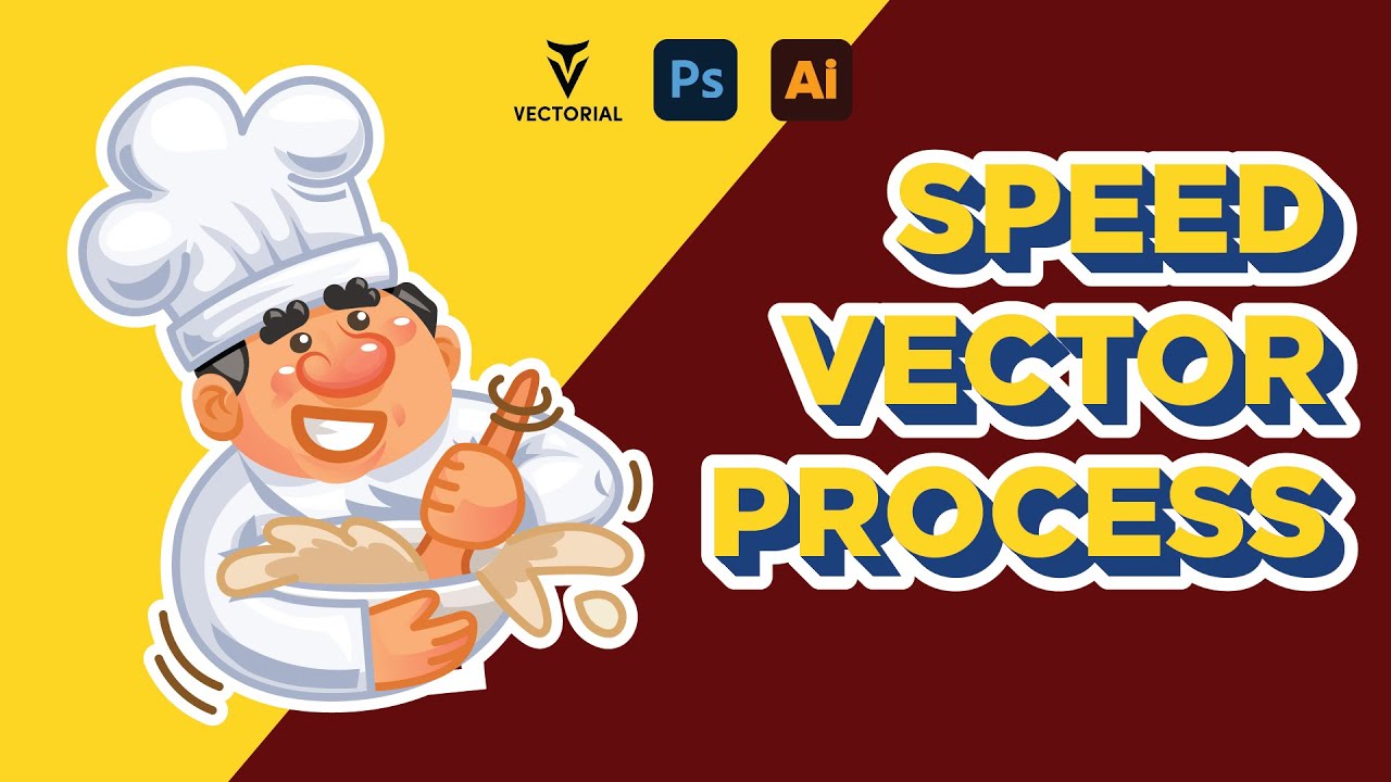 Sketch to Vector: Speed Art in Illustrator (Chef Character Design)
