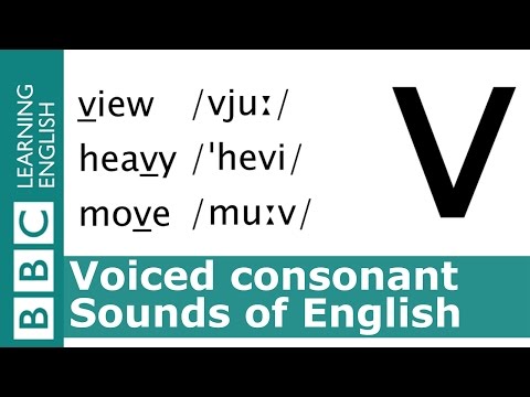 👄 Voiced Consonant - /v/ - 'view', 'heavy' and 'move' - English Pronunciation Tips