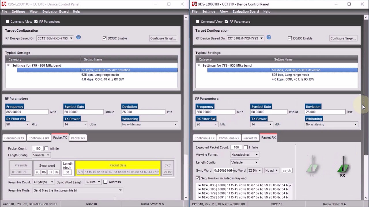 SimpleLink™︎ Sub-1 GHz Wireless Microcontroller - Use SmartRF to Try Radio Configs - element14 ...