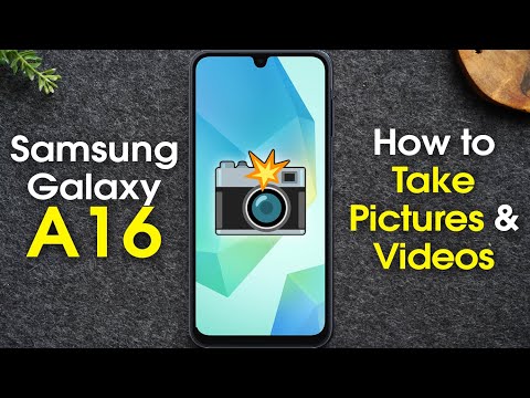 Samsung Galaxy A16 How to Use the Camera
