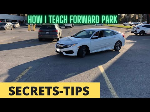 FORWARD PARKING -EASY TIPS TO PARK A CAR ( G2 and G ) Road Test#g2test #highway #lesson
