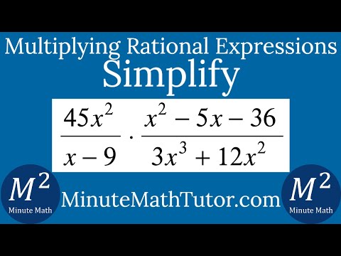 Simplify 45x^2/(x-9)*(x^2-5x-36)/(3x^3+12x^2)