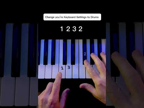 Most midi keyboards have a drum function! #piano #midi #keyboard #tutorial #drum #fingerdrumming