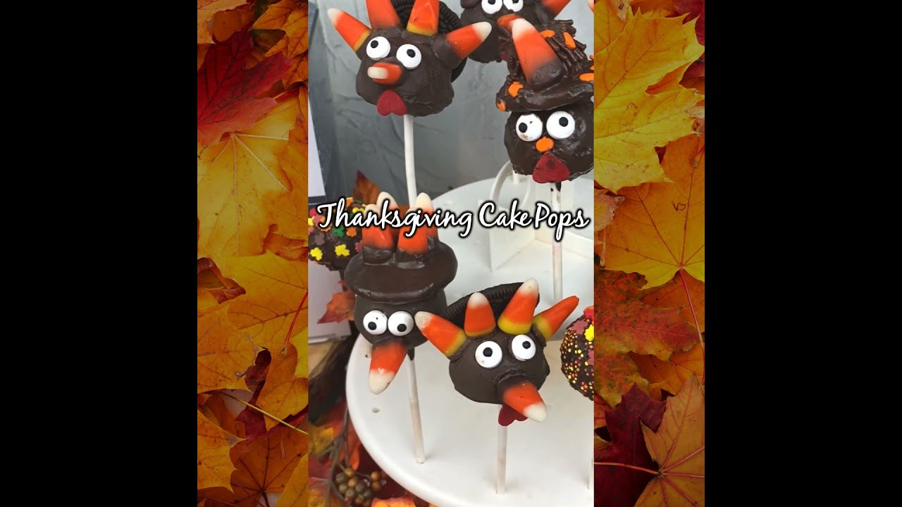 🦃 Thanksgiving Cake Pops 🍰