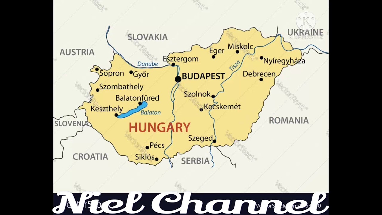 MAGYARORSZÁG TÉRKÉP/HUNGARY/BUDAPEST CITY/