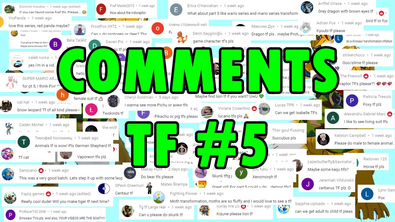 Random Transformations (Comment requests) Part 5
