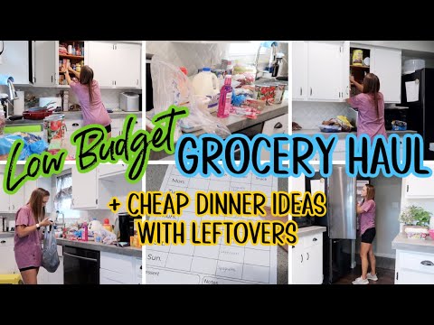 WEEKLY WALMART GROCERY HAUL MEAL PLAN FAMILY OF 4 CHEAP BUDGET FRIENDLY DINNER IDEAS WITH LEFTOVERS